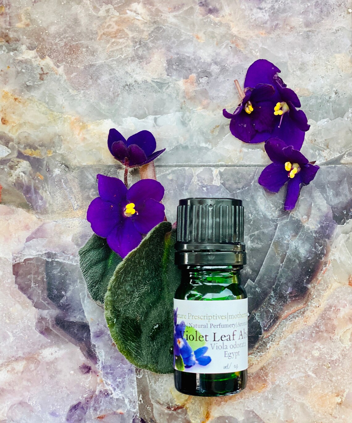 Violet Leaf Absolute Oil Viola Odorata Egypt Uncut Cucumber | Etsy