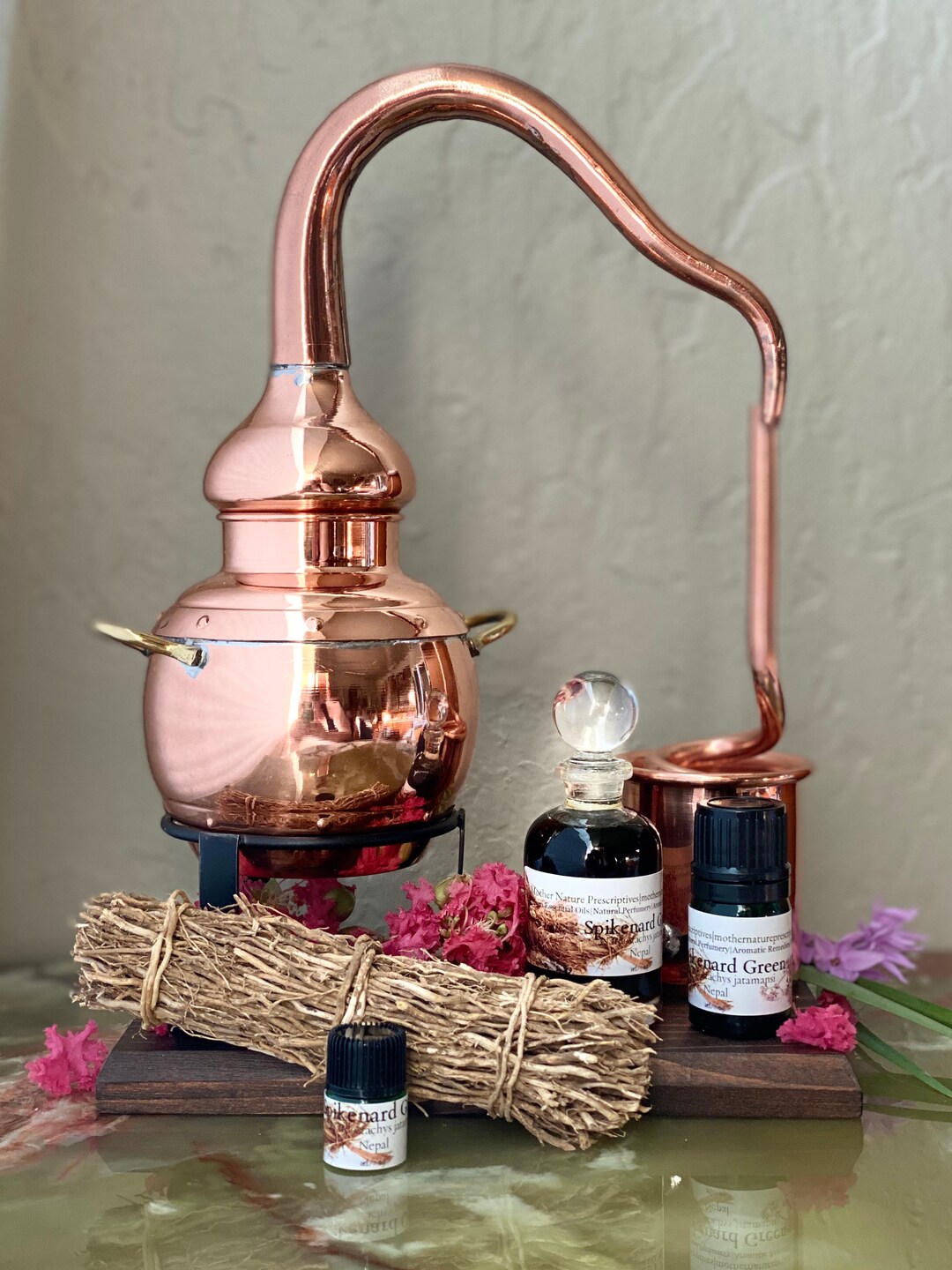 Spikenard Essential Oil India Artisan Produced Green Nardostachys ...