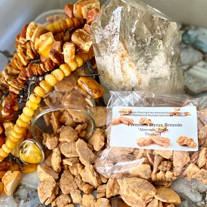 Benzoin Resin "almonds" Premium Benzoin Styrax Benzoides Incense ...