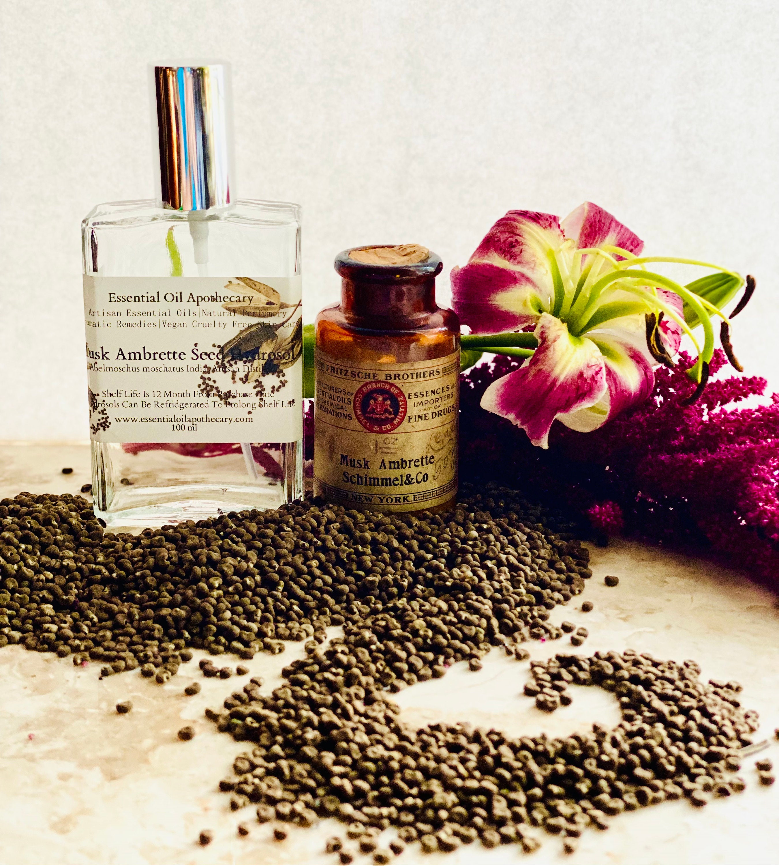 Musk Ambrette Seed Hydrosol Abelmoschus Moschatus India - Etsy