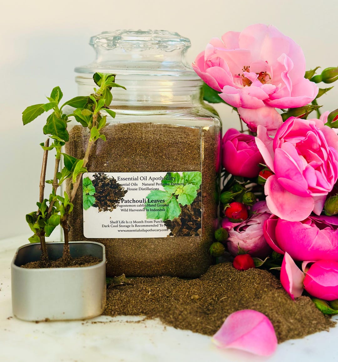 Patchouli Powder Pogostemon Cablin Fresh Ground Incense Body Incense Indonesia Small Farmed Pure ...