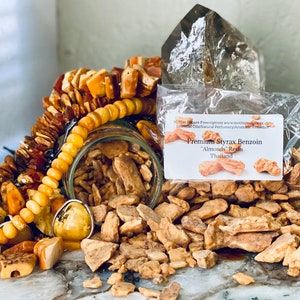 Benzoin Resin "almonds" Premium Benzoin Styrax Benzoides Incense ...