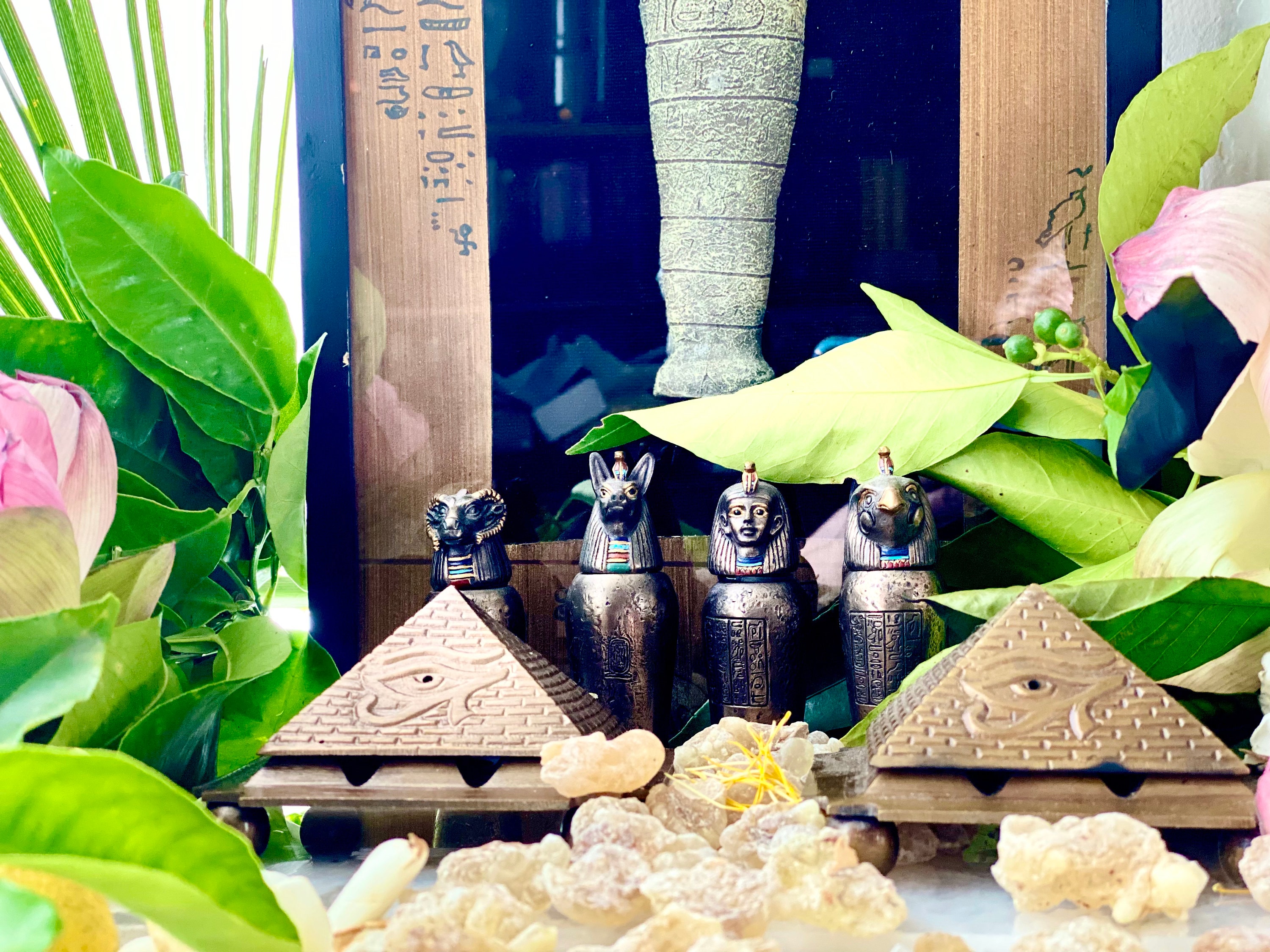 Egyptian Pyramid Incense Burner Resins Incense Brass Burner | Etsy