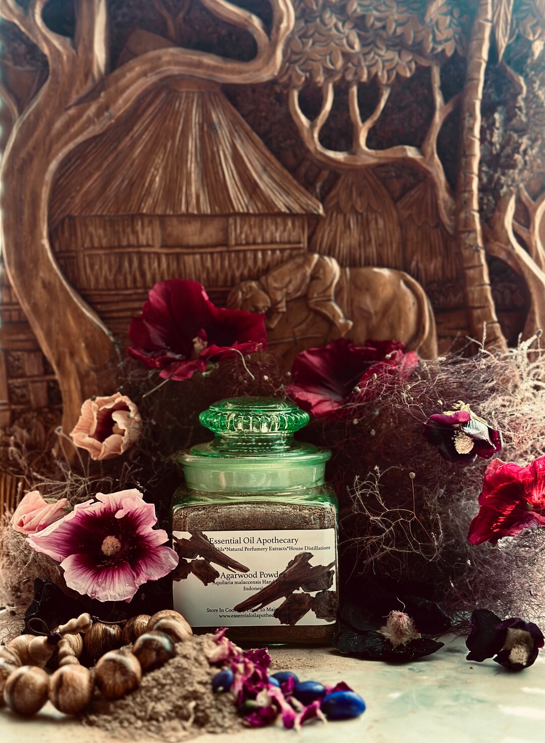 Agarwood Wood Powder Pure Sustainable Fragrant No Fillers Indonesia ...