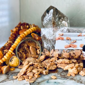 Benzoin Resin "almonds" Premium Benzoin Styrax Benzoides Incense ...