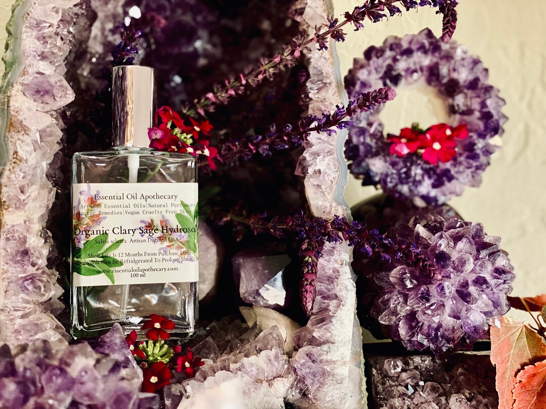 Clary Sage Hydrosol Salvia Sclarea Artisan Distilled USA Menopause ...