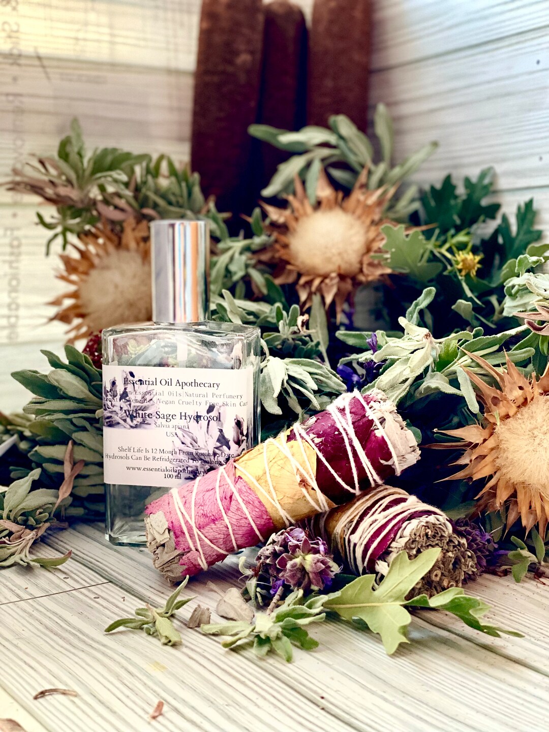White Sage Hydrosol Salvia Apiana Artisan Distillation USA Desert Sage ...
