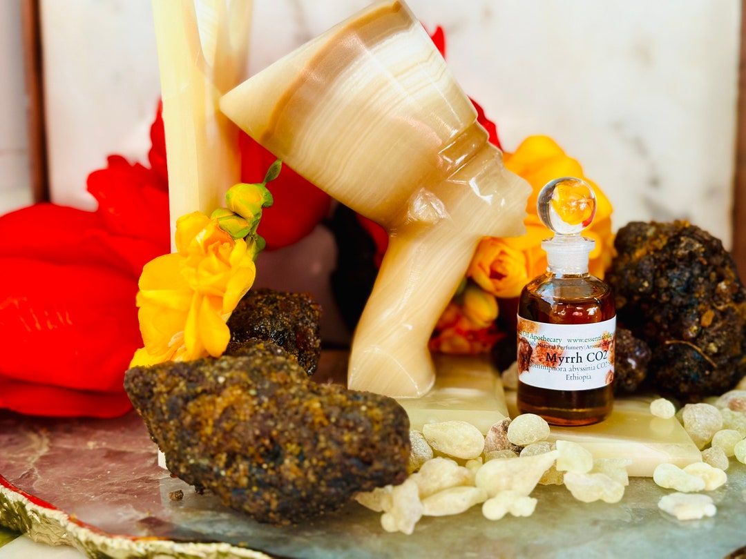 Myrrh CO2 Oil Ethiopia Commiphora Abyssinia Kyphi Incense Natural ...
