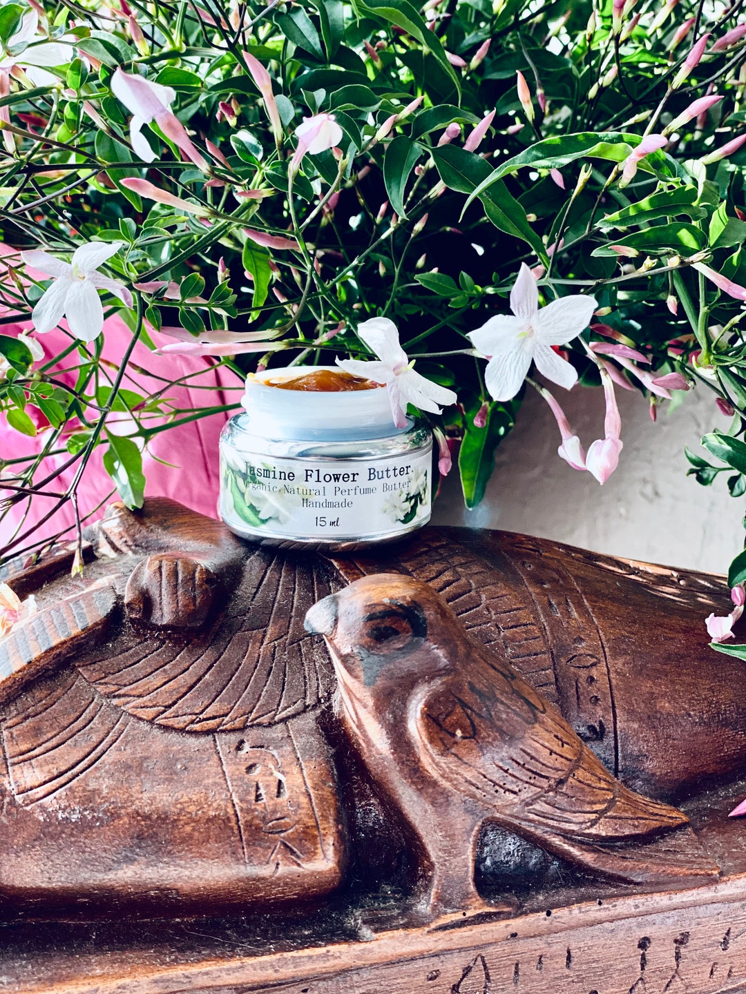 Perfume de jazmín, mantequilla de flor de jazmín hecha a mano, lujosa ...