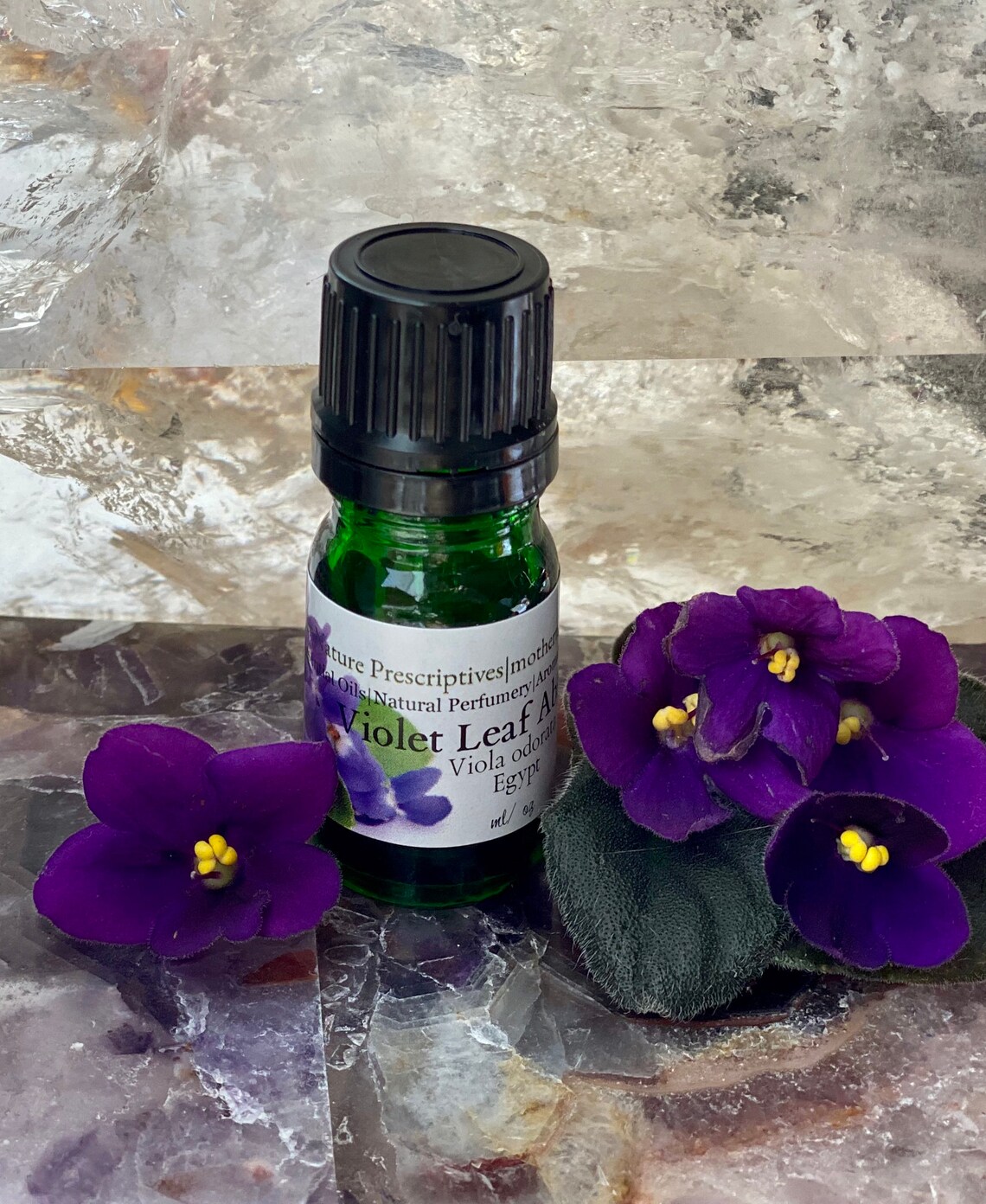 Violet Leaf Absolute Oil Viola Odorata Egypt Uncut Cucumber | Etsy