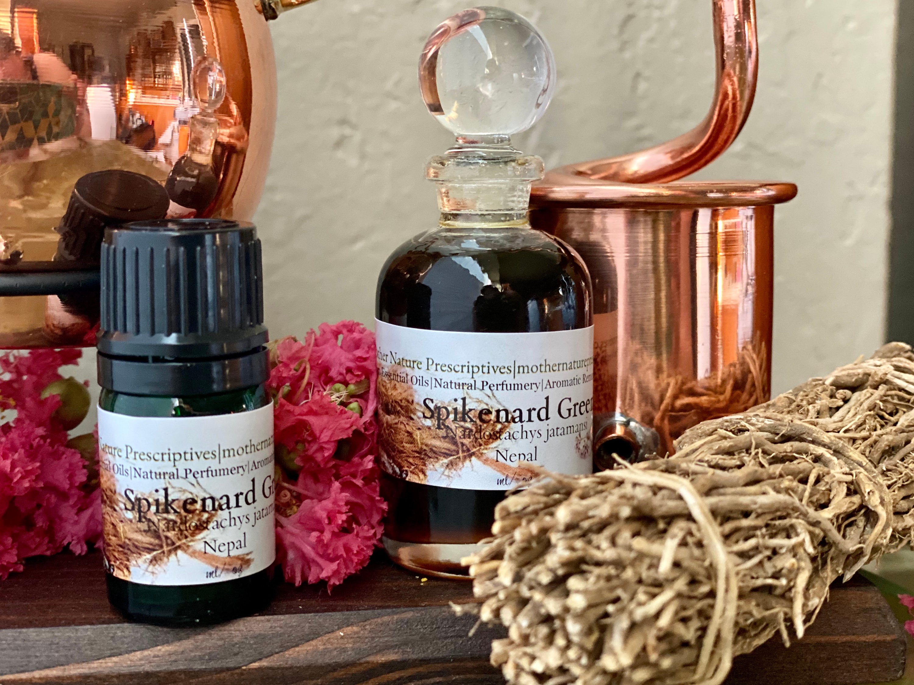 Spikenard Essential Oil India Artisan Produced Green Nardostachys ...