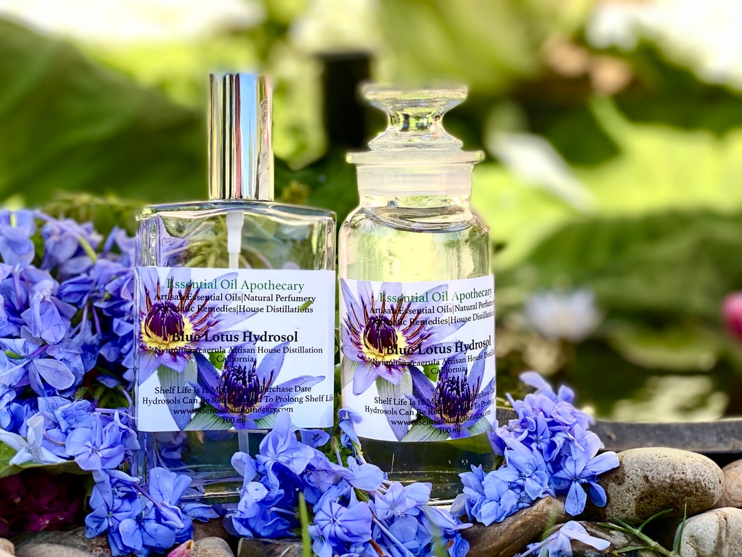 Blue Lotus Hydrosol Distilled In California Artisan Produced Handmade