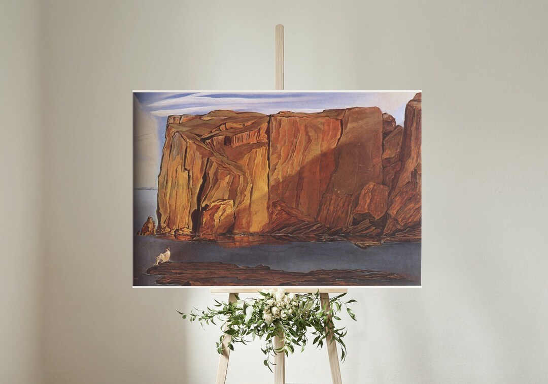 Salvador Dali Figure on the Rocks, Abstract Wall Art, AI Art, Digital ...