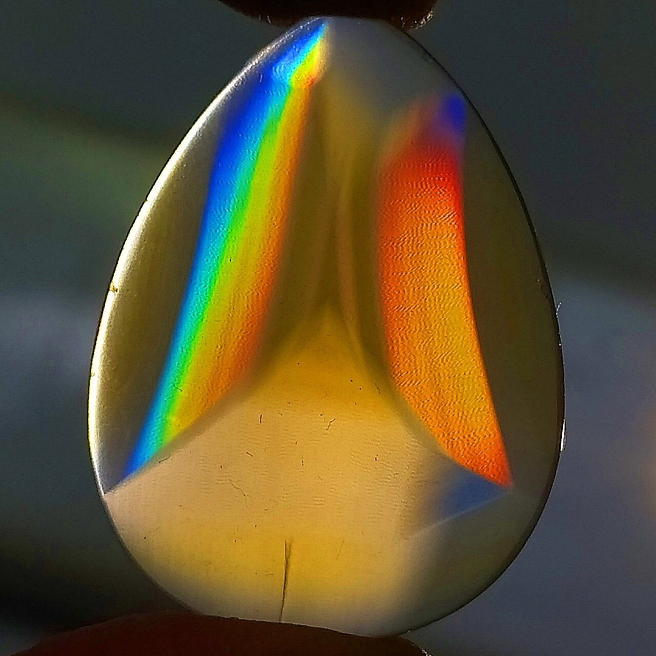 Rocks & Geodes Home & Living 19ct Rainbow IRIS AGATE Slice ~Multi-Color ...