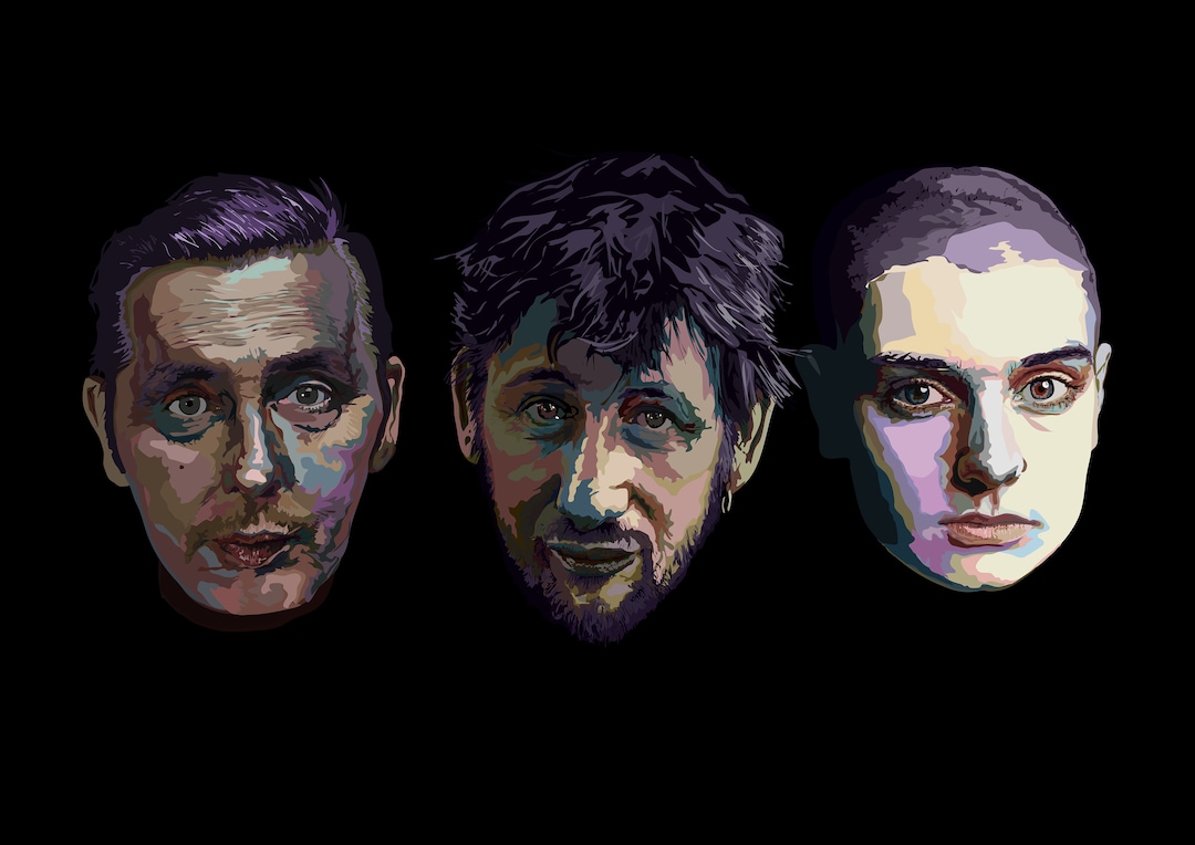 Christy Dignam, Shane Macgowan, Sinead O'connor Limited Edition Art ...