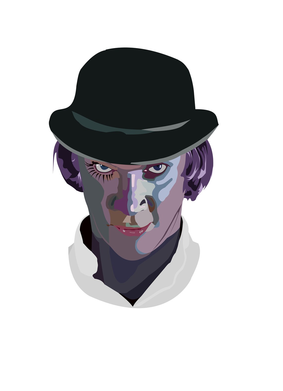 A Clockwork Orange Alex Hand Illustrated Movie Print, Art Print ...
