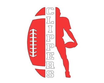Clipper Football Decal, Clipper Football, Clipper Decal, Columbiana ...