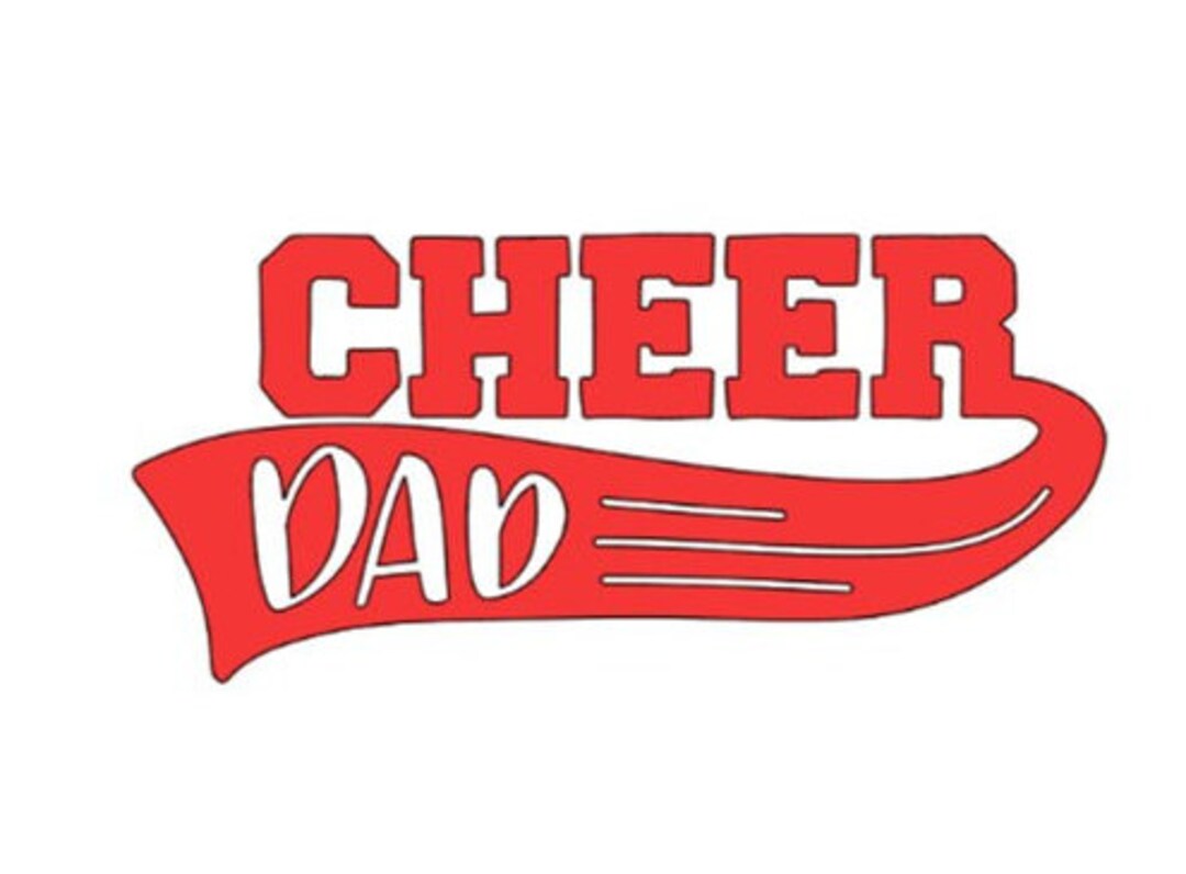 Cheer Dad Decal, Cheer Decal, Dad Decal, Cheerleading Decal - Etsy