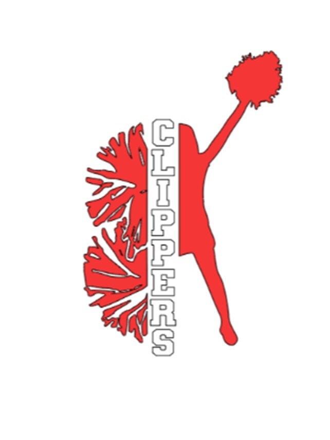 Clippers Cheerleading Car Decal, Columbiana Clippers Cheerleading Decal ...