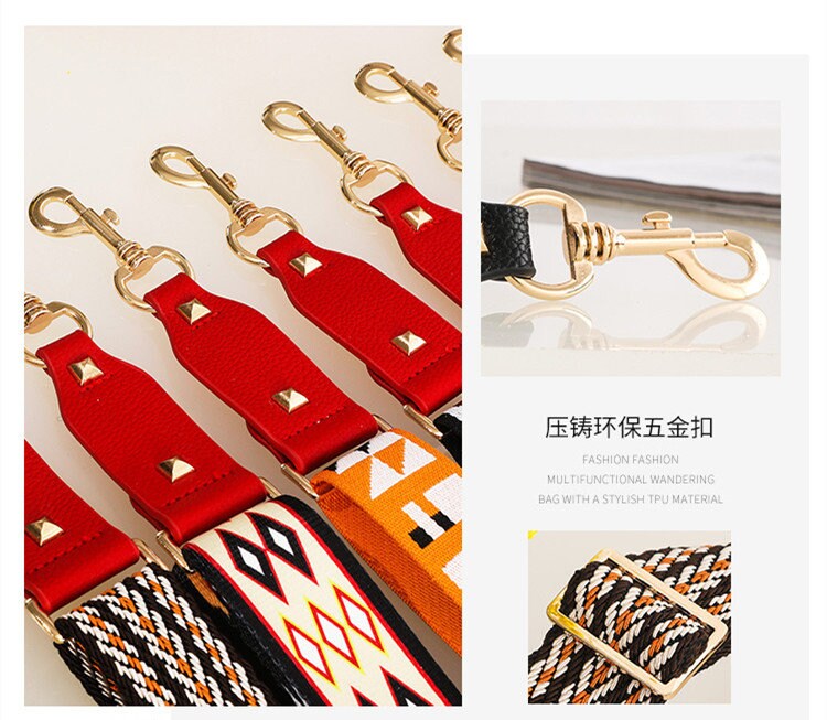 3.8CM Width Adjustable 86-132CM Long Fashion Colorful Cotton - Etsy