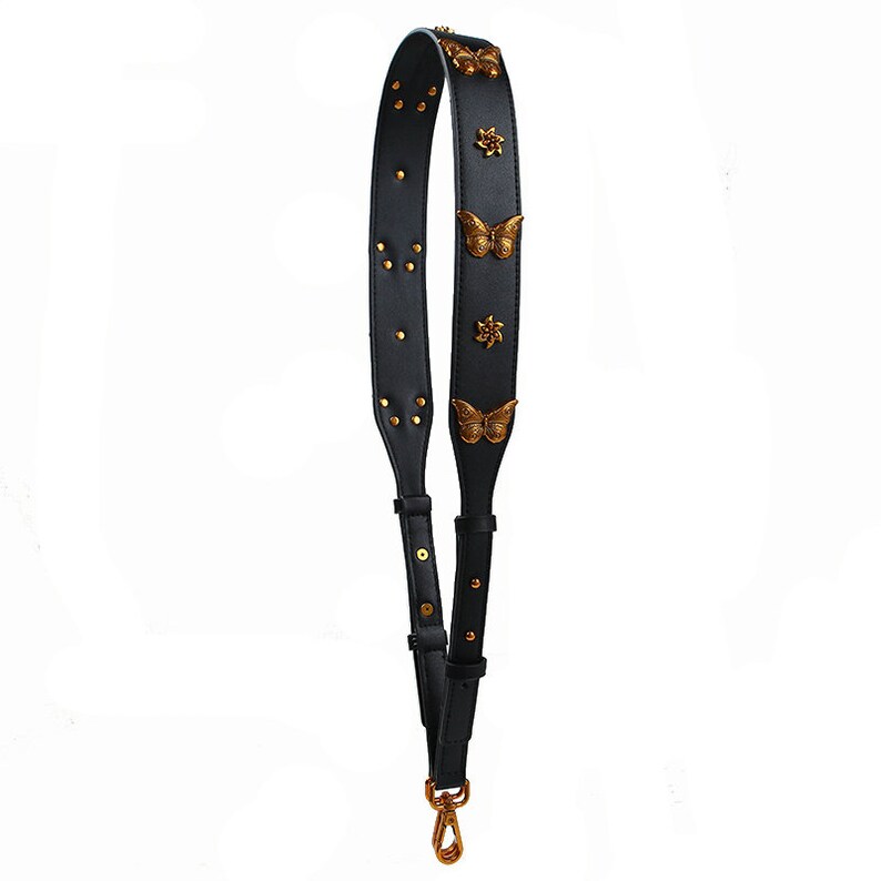 4cm Width Adjustable 105-112cm Leather 3D Butterfly Rivet - Etsy