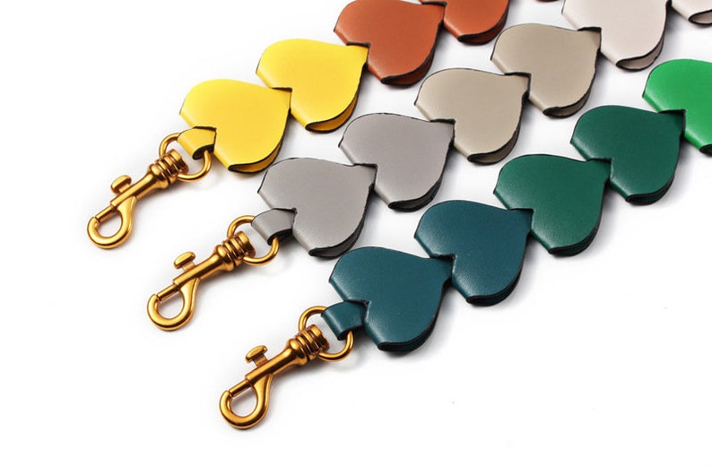 4cm Width 90cm Long Colorful Leather Purse Strap Rainbow | Etsy