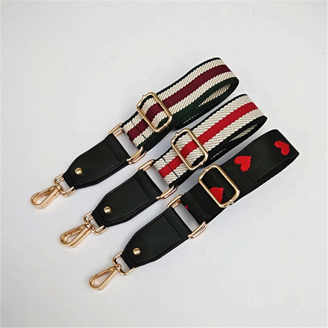 3.8cm Width Adjustable 120cm Stripe Heart Purse Strap Belt - Etsy