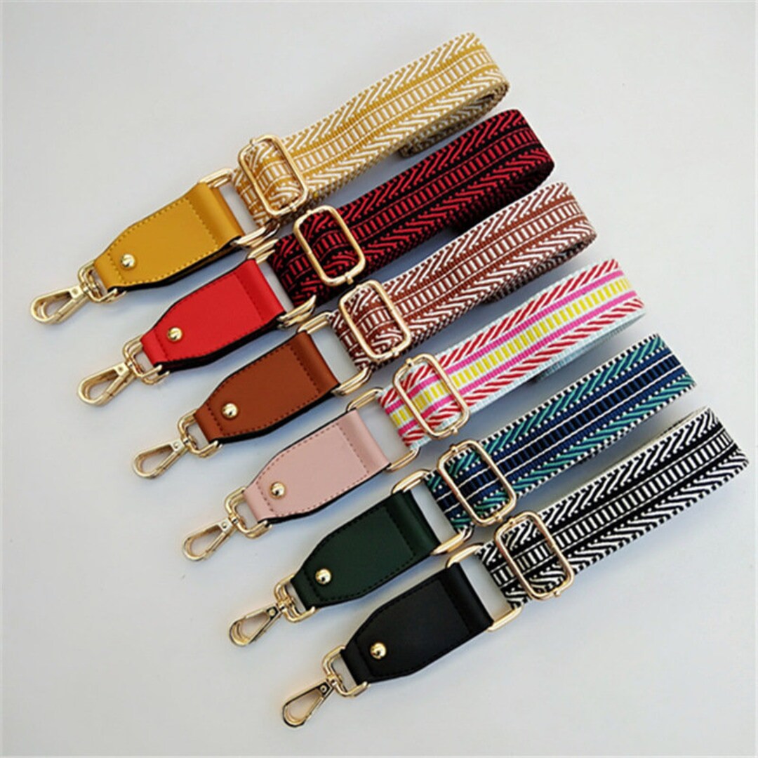 3.8cm Width Adjustable 120cm Long Purse Strap Belt With PU Leather End ...
