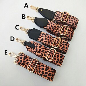 1pcs 5cm Width Adjustable 120cm PU Leather Leopard Print - Etsy