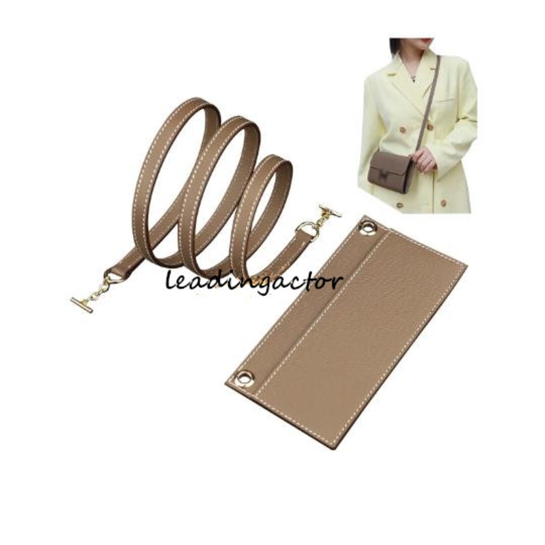 Metal Purse Strap, Inside Pouch, Shoulder Crossbody Bag Organizer ...