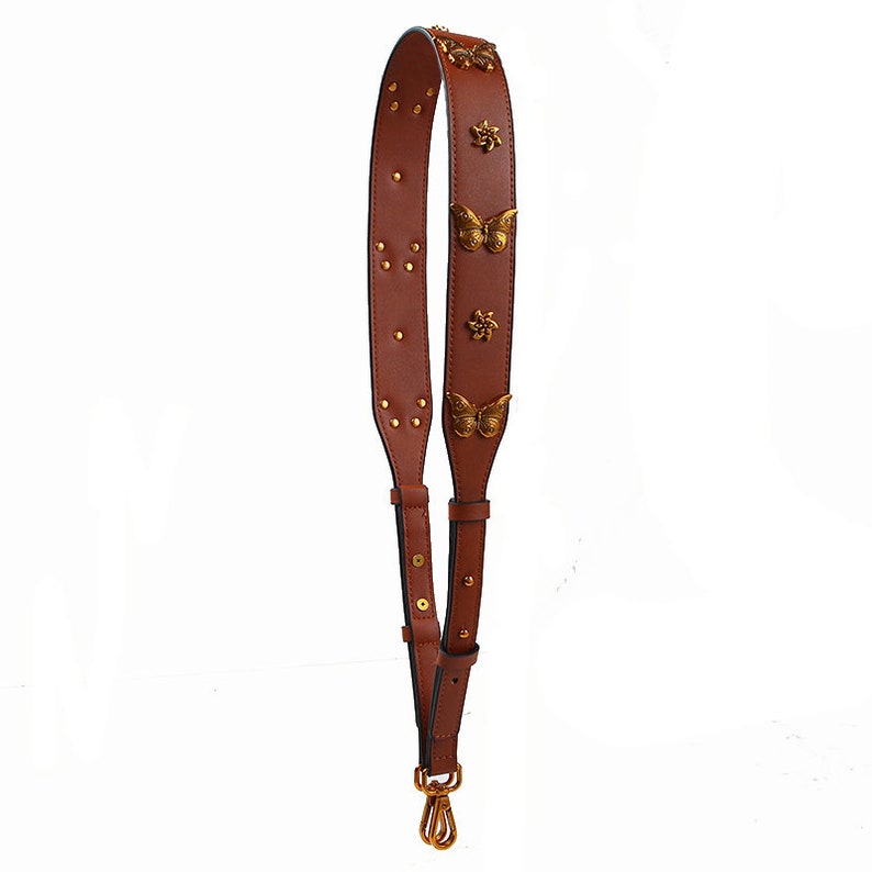 4cm Width Adjustable 105-112cm Leather 3D Butterfly Rivet - Etsy