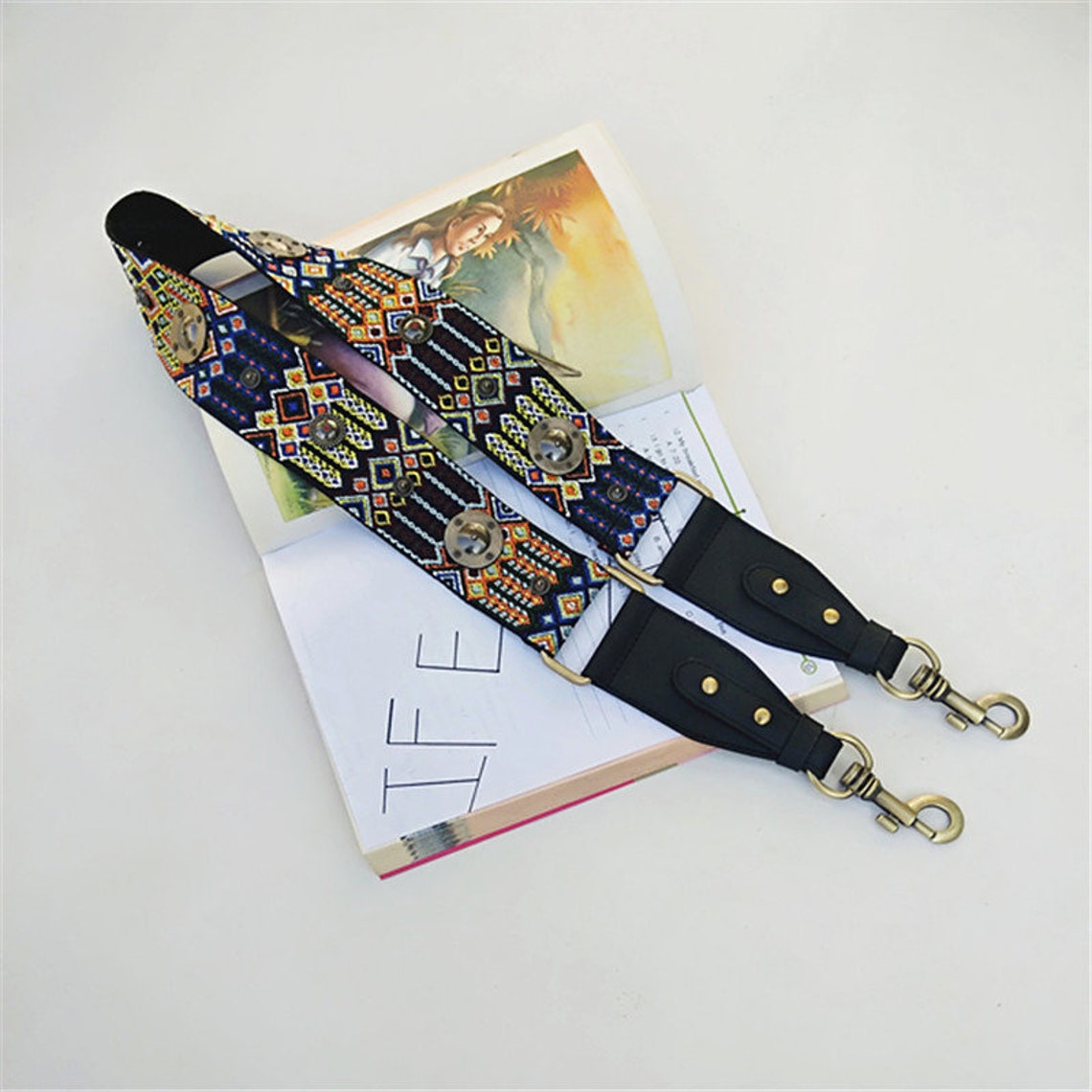 1 Pcs New 105cm Length Rivet Purse Strap Belt With Leather - Etsy