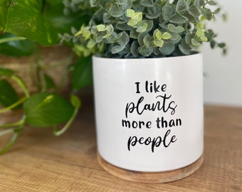 Funny Flower Pots | Etsy