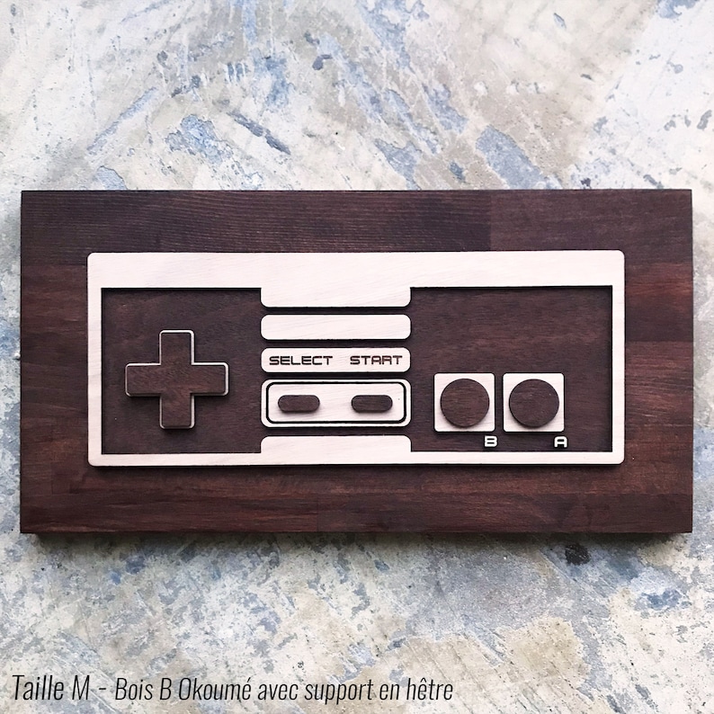 Manette Nes en bois / Nes Controller / Décoration en bois de peuplier ...