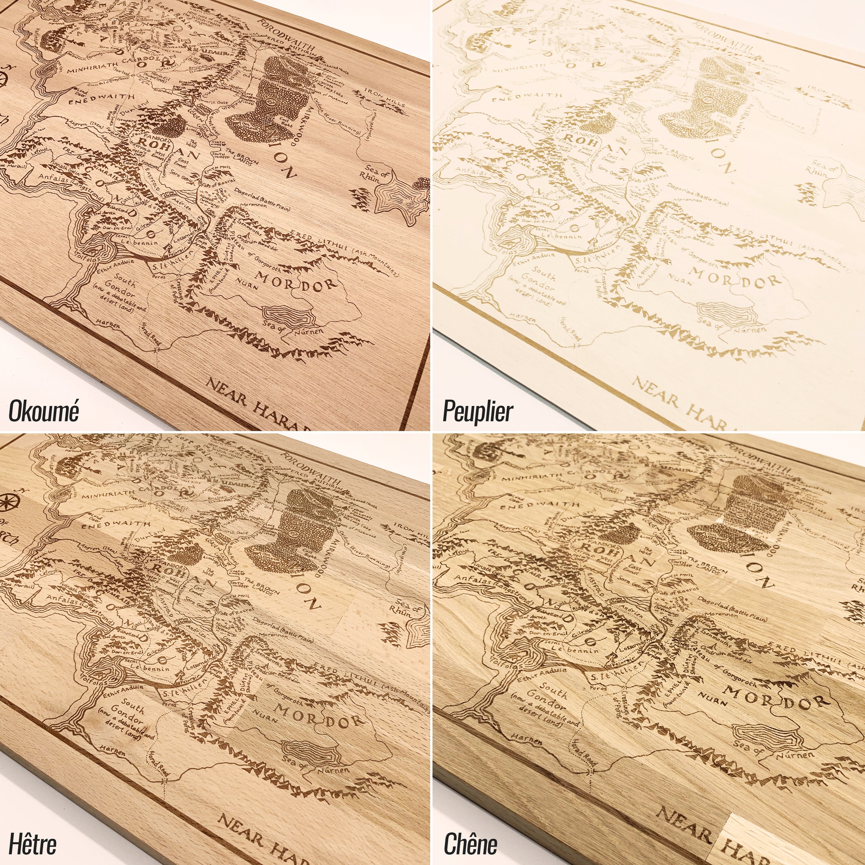 The Legend of Zelda Map / Link's Awakening Map / Wood Engraving / Retro ...