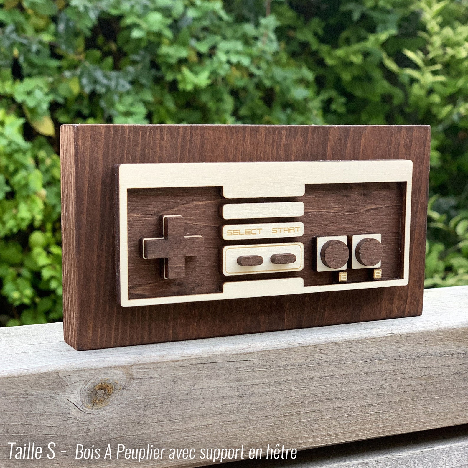 Manette Nes en bois / Nes Controller / Décoration en bois de peuplier ...