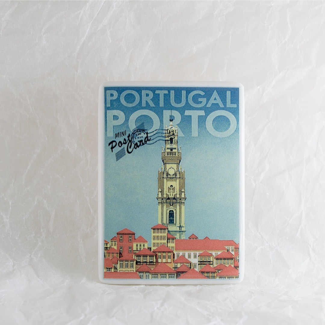 Porto Magnet, Porto Portugal Vintage Advertising, Souvenir Clerigos ...