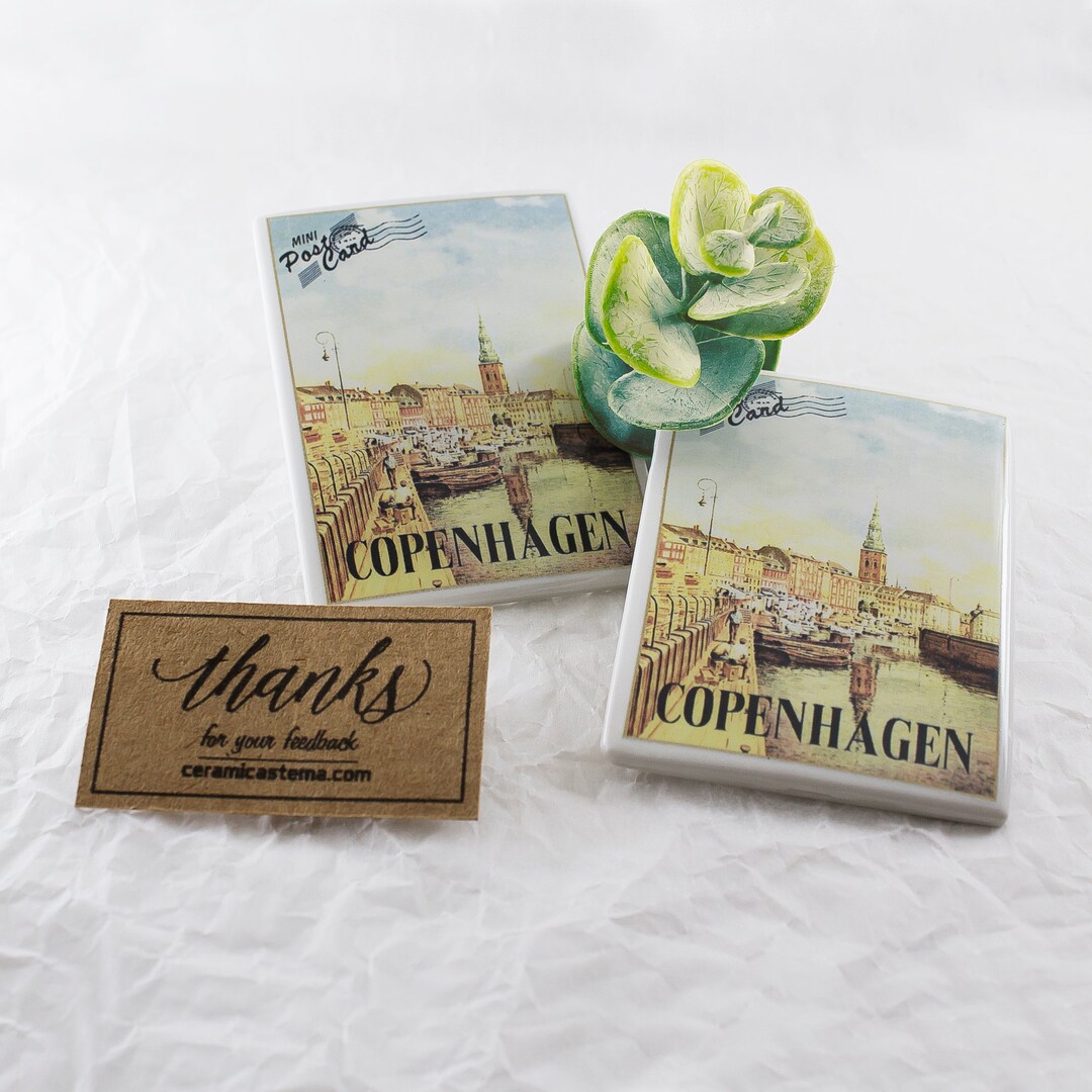 Copenhagen Magnet, Copenaghen Danemark Fridge Magnets, Door Magnet ...