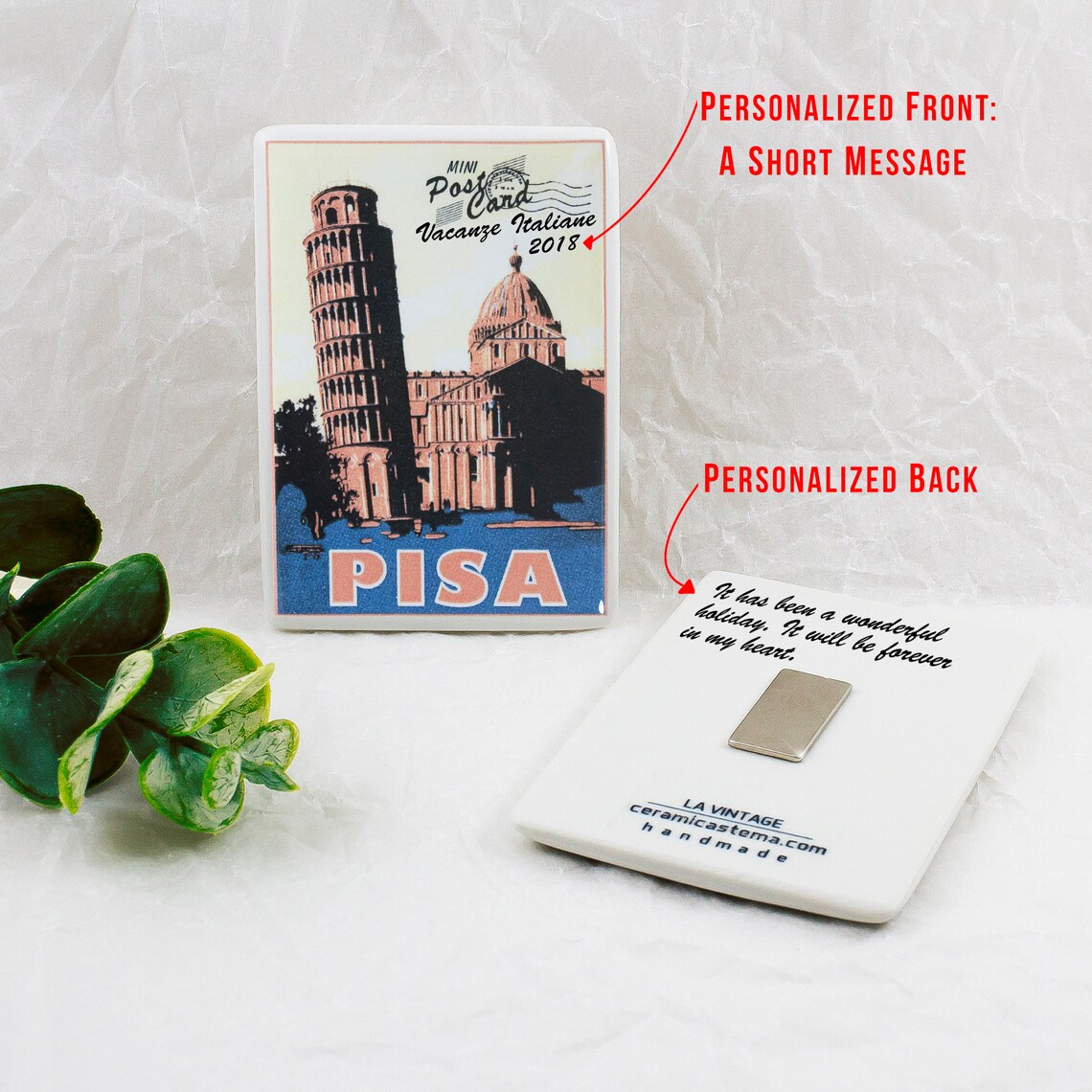 Pisa Magnet Pisa Tower Souvenir Vintage Fridge Magnets - Etsy