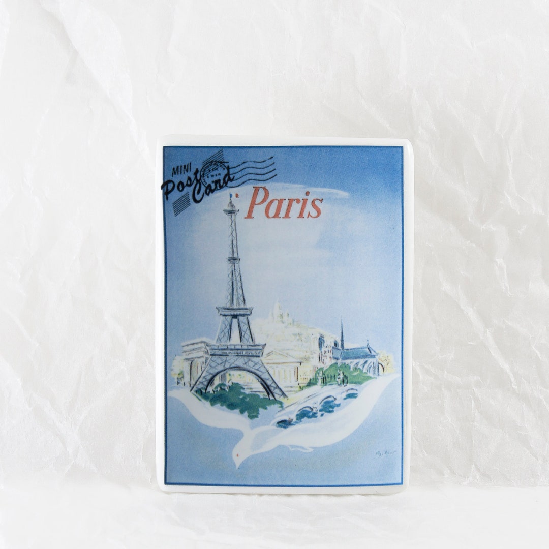 Paris Magnet, Paris France Vintage Advertising, Souvenir Eiffel Tower ...