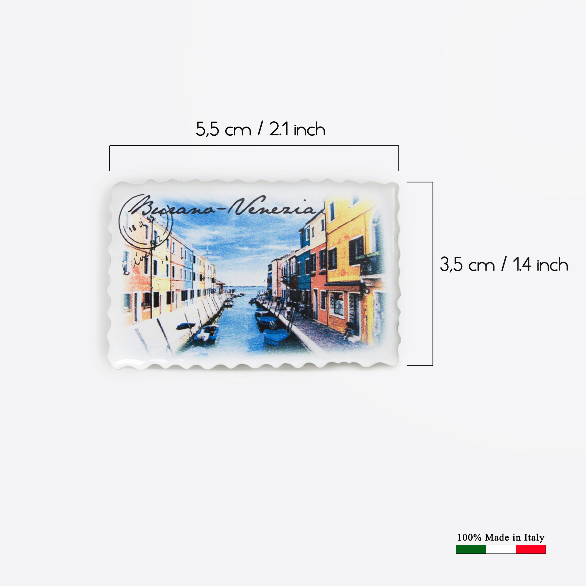 Venice Santa Lucia Burano Fridge Magnets Postage Stamp - Etsy