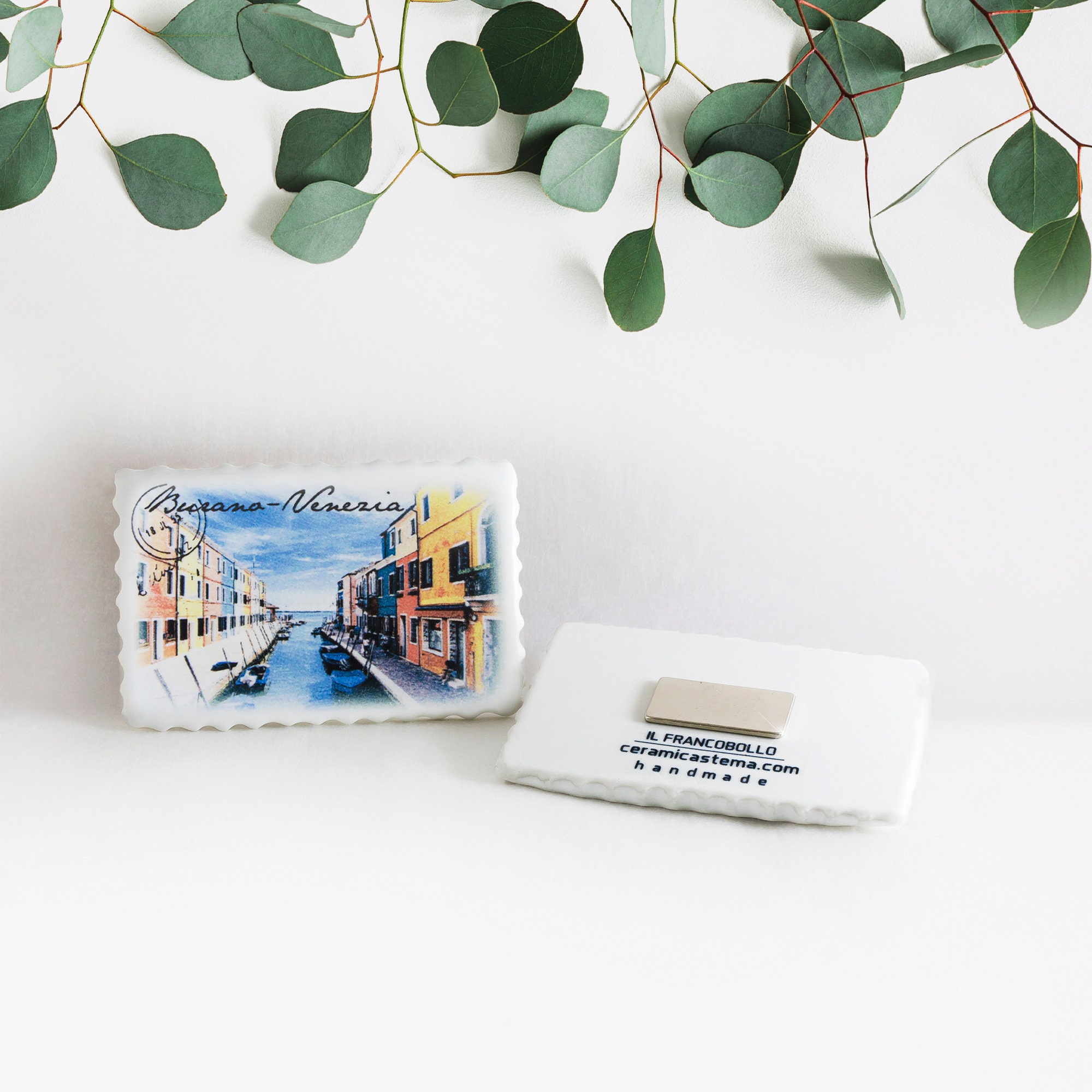 Venice Santa Lucia Burano Fridge Magnets Postage Stamp - Etsy