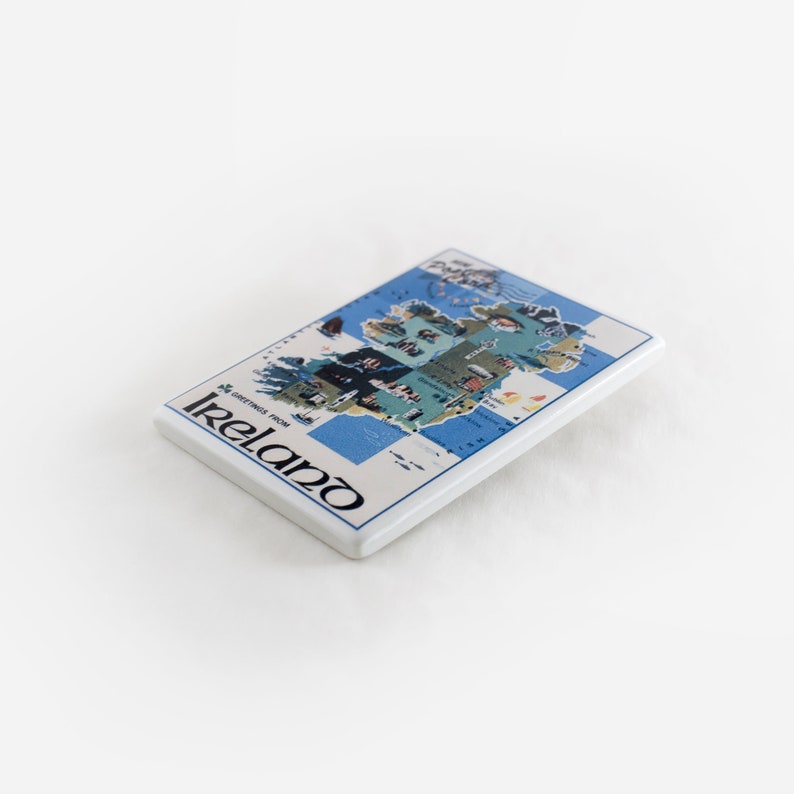 Ireland Map Refrigerator Magnet, Irish Souvenir Magnet, Kitchen, Office ...