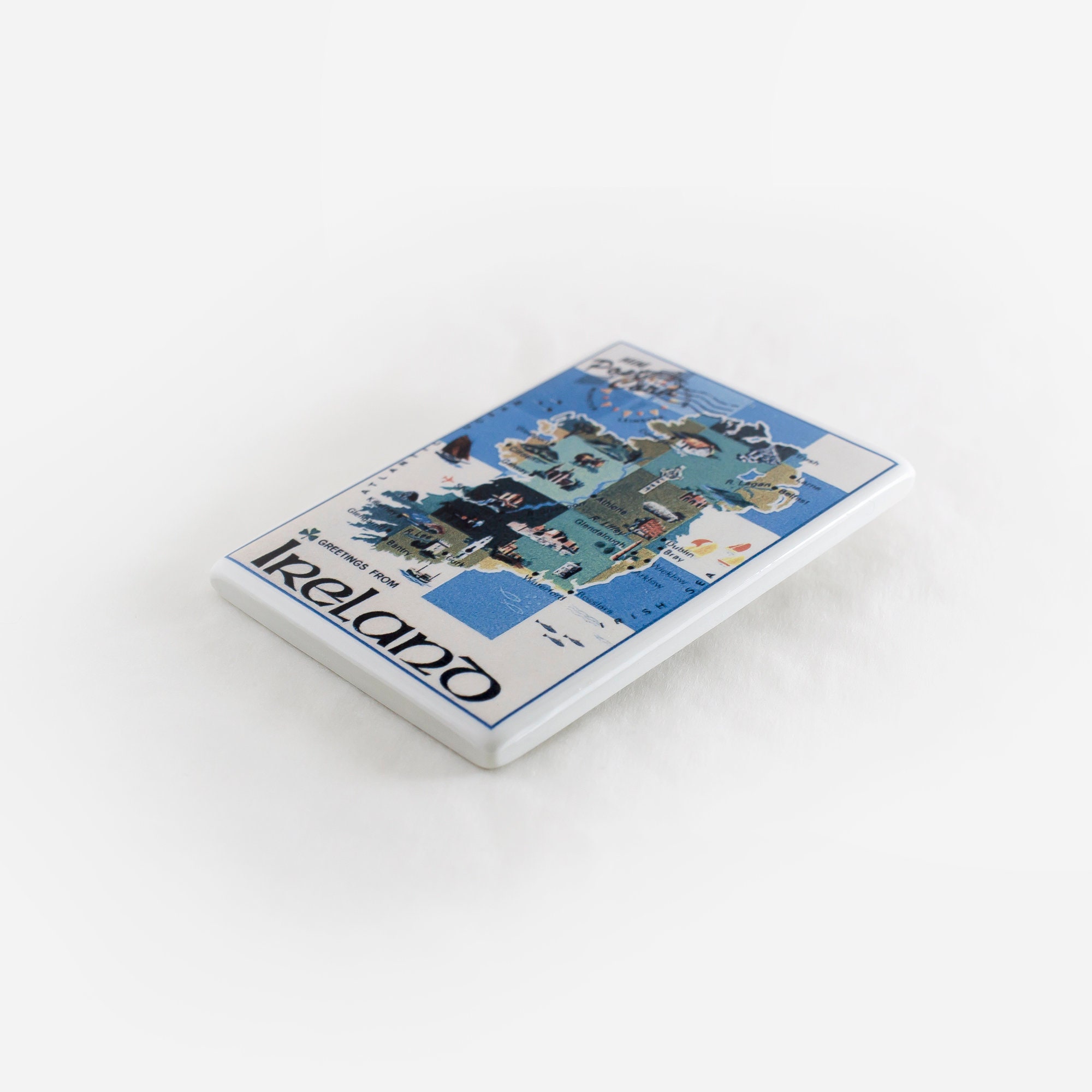 Ireland Map Refrigerator Magnet, Irish Souvenir Magnet, Kitchen, Office ...