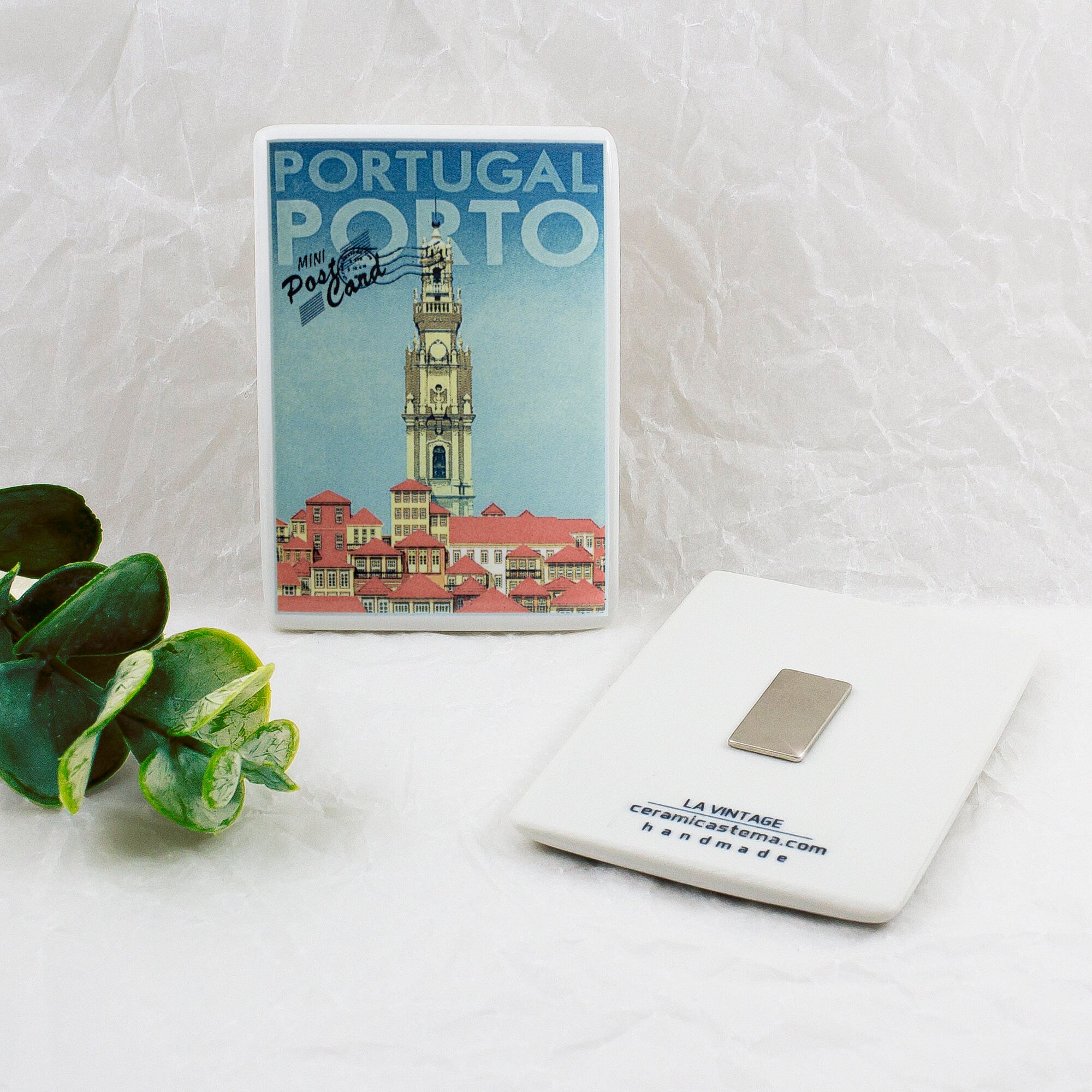 Porto Magnet, Porto Portugal Vintage Advertising, Souvenir Clerigos ...