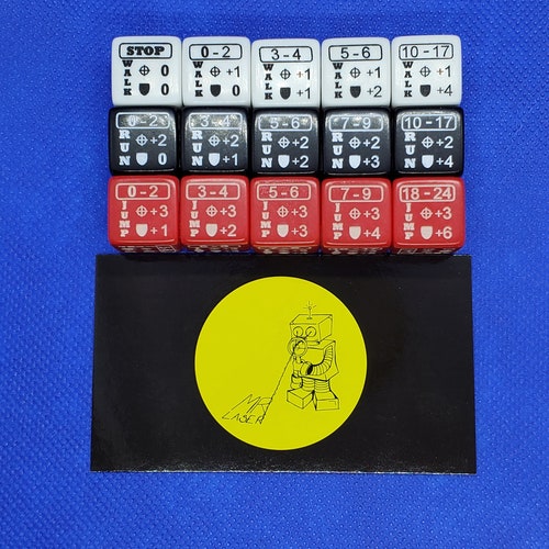 Battletech Movement Dice With Collector Tin ... Track | Etsy Canada
