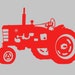 Farmall M Tractor Silhouette Vinyl Decal One Color ANY COLOR! Window ...