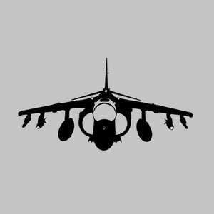 AV-8B Harrier II Jet Aircraft Silhouette Vinyl Decal One Color ANY ...