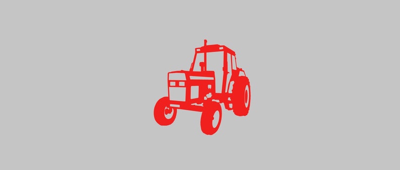 MF 399 Tractor Silhouette Vinyl Decal One Color ANY COLOR - Etsy