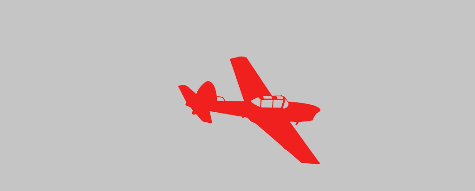 DHC-1 Airplane Silhouette Vinyl Decal One Color ANY COLOR! Window ...